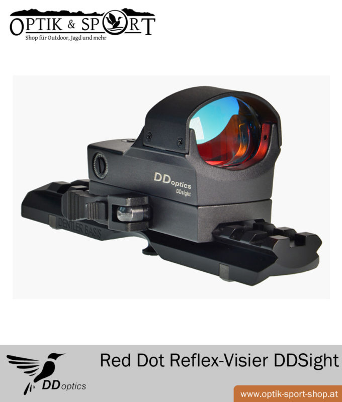 DDoptics Red Dot Reflex-Visier DDSight für Langwaffe und Kurzwaffe